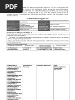 Program Delivery Template No. 3: Job-Embedded Learning (JEL) Contract ...