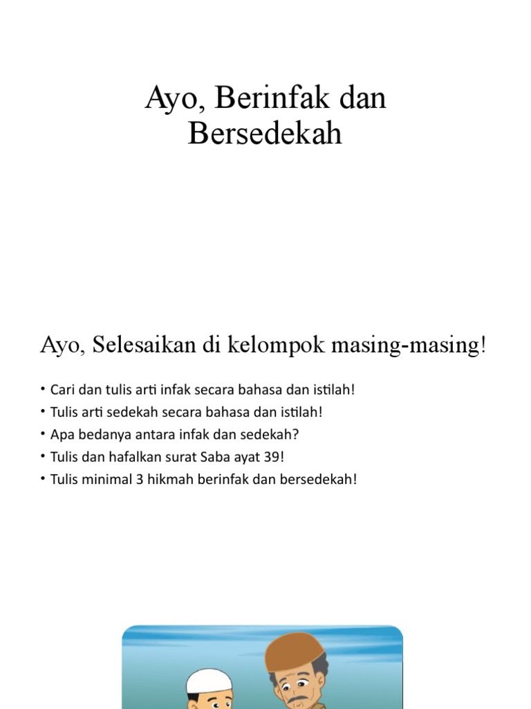 Ayo, Berinfak Dan Bersedekah | PDF