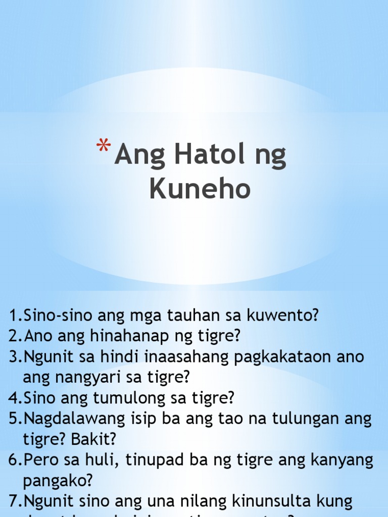 Ang Hatol NG Kuneho | PDF