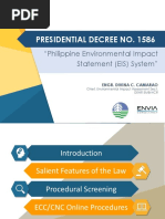 PD 1586 - Philippine Environmental Impact Statement System (Peiss ...