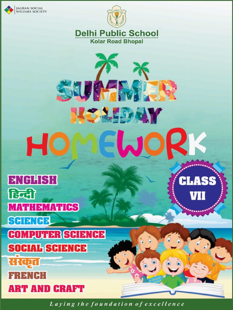 Final Summer Holiday Homework Class 7 | PDF | Fahrenheit | Temperature
