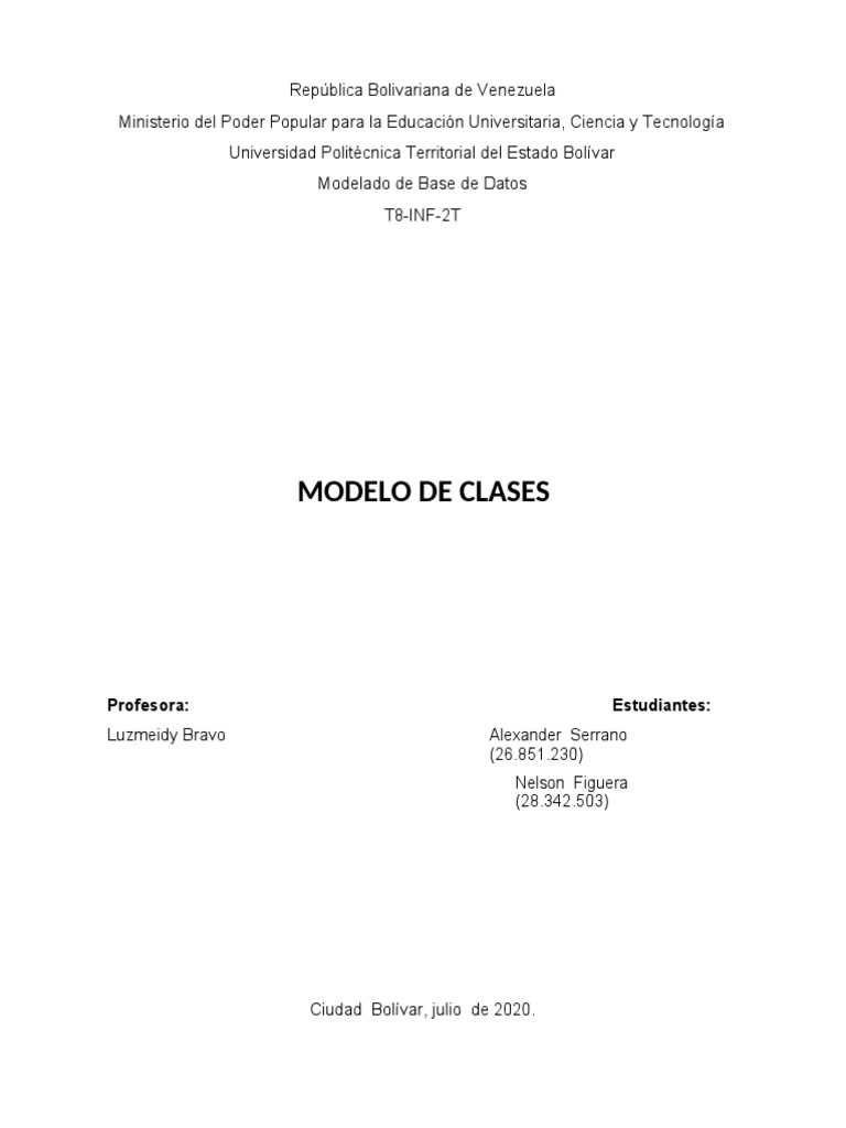 Unidad 3 - Actividad | PDF | Lenguaje de modelado unificado | Objeto ...