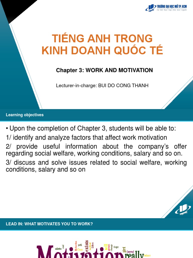 Work Motivation Factors and Theories | PDF | Psychological Theories ...