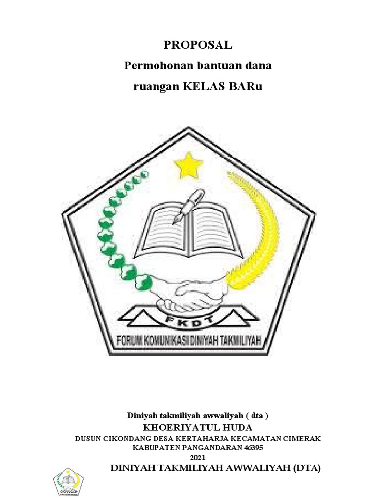 Proposal Pengajuan Dta 2021-1 | PDF