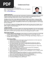 Curriculum Vitae: Present &mailing Address | PDF | Bangladesh | Business