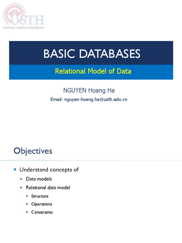 An In-Depth Examination of the Relational Database Model | PDF ...