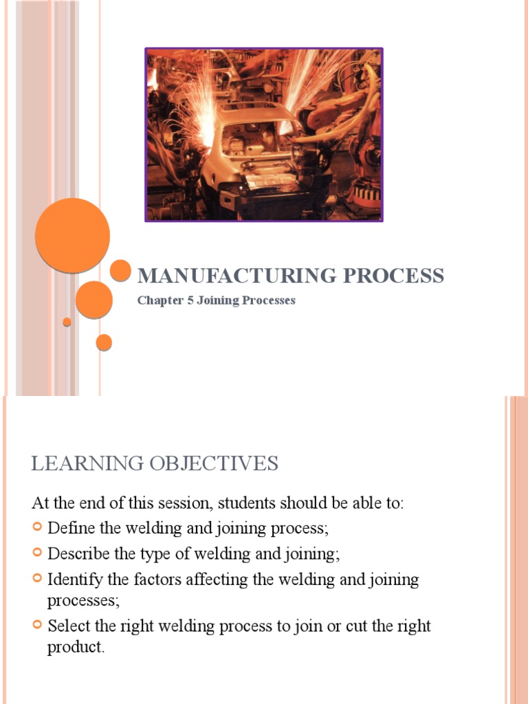 Manufacturing Process: Chapter 5 Joining Processes | PDF | Construction ...