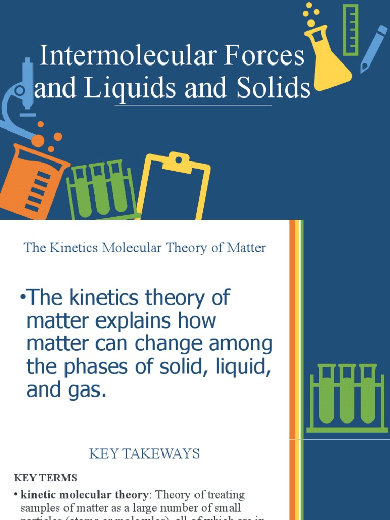 Intermolecular Forces in Matter Phases | PDF | Intermolecular Force | Gases
