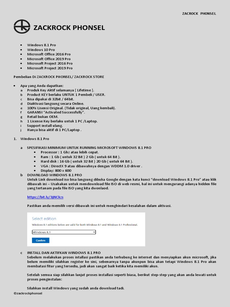 TUTORIAL - Link Download Ms Office | PDF