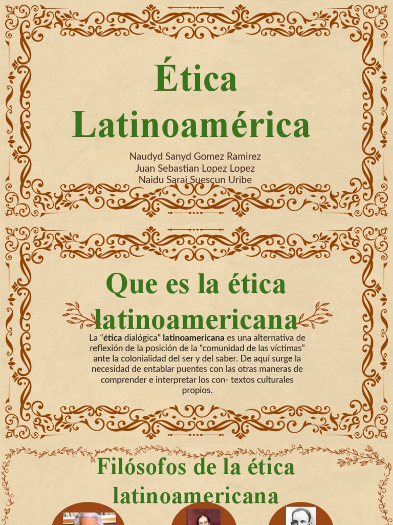 Ética Dialógica en Latinoamérica | PDF | America latina