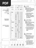 Apocalypse World Character Sheet Template | PDF