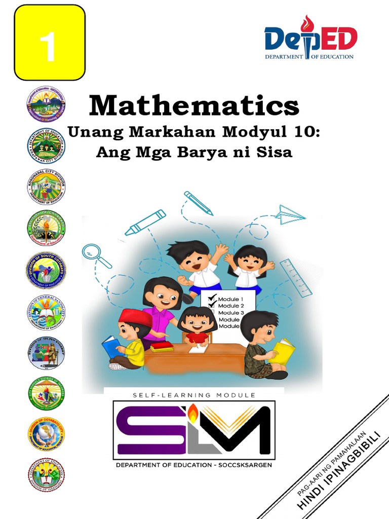 Mathematics1 - q1 - Mod10 - Ang Mga Barya Ni Sisa | PDF