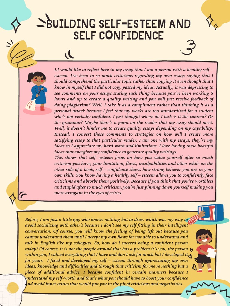 Building Self - Esteem and Self - Confidence | PDF | Self Esteem ...