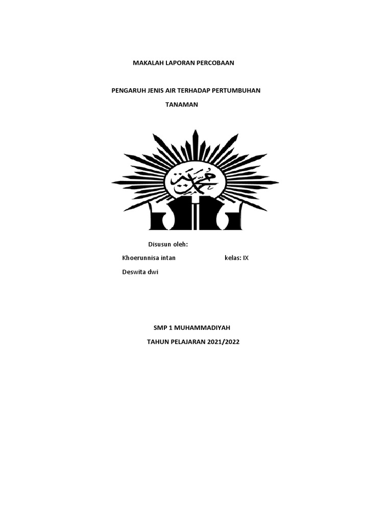 Pengaruh Air pada Tanaman | PDF