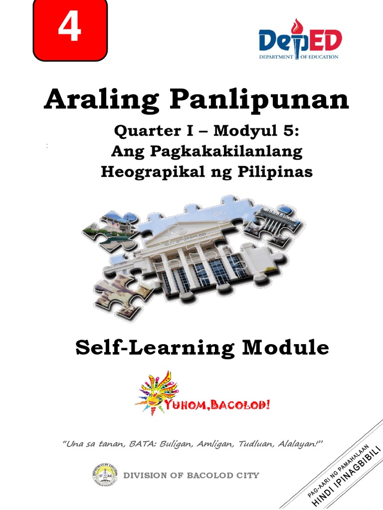 Araling Panlipunan: Self-Learning Module | PDF | Foreign Language Studies