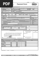 Bir Form 0605 | PDF | Taxes | Payments