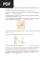 Problems With Solutions: Addition of Vectors | PDF | Euclidean Vector | Mathematical Analysis