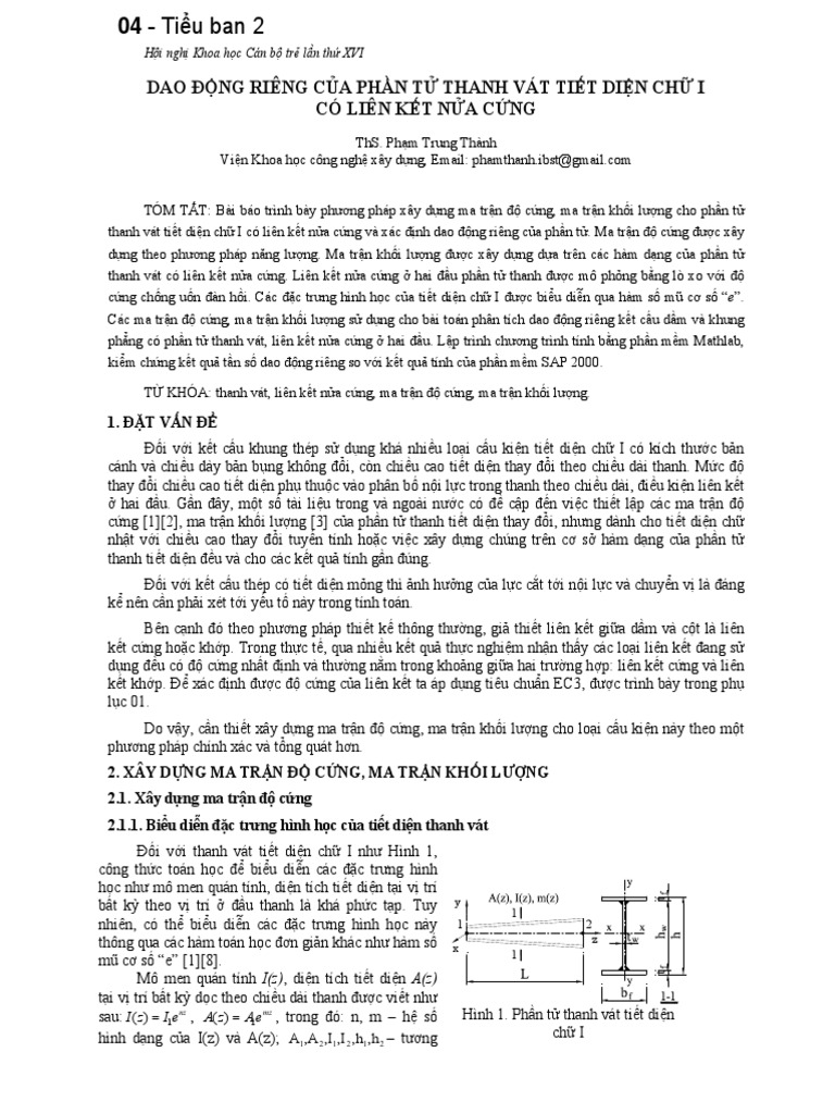 04.TB2.01. TT - KCT - Pham Trung Thanh | PDF