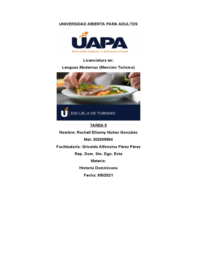 Actividad 5 Historia Dominicana | PDF | Américas | República Dominicana