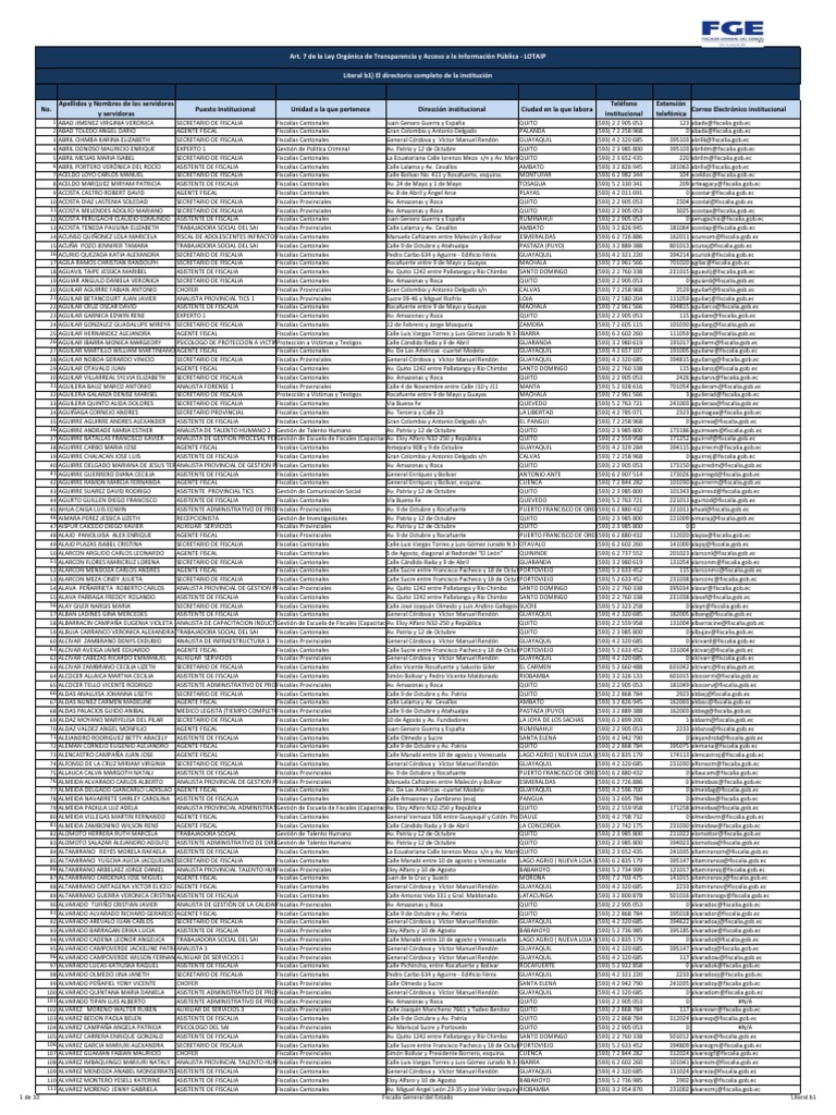Dir 2 | PDF | América del Sur | Ecuador