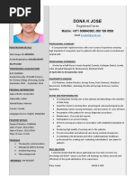 Nursing CV Sample for Ireland | PDF | Nursing | Hospital