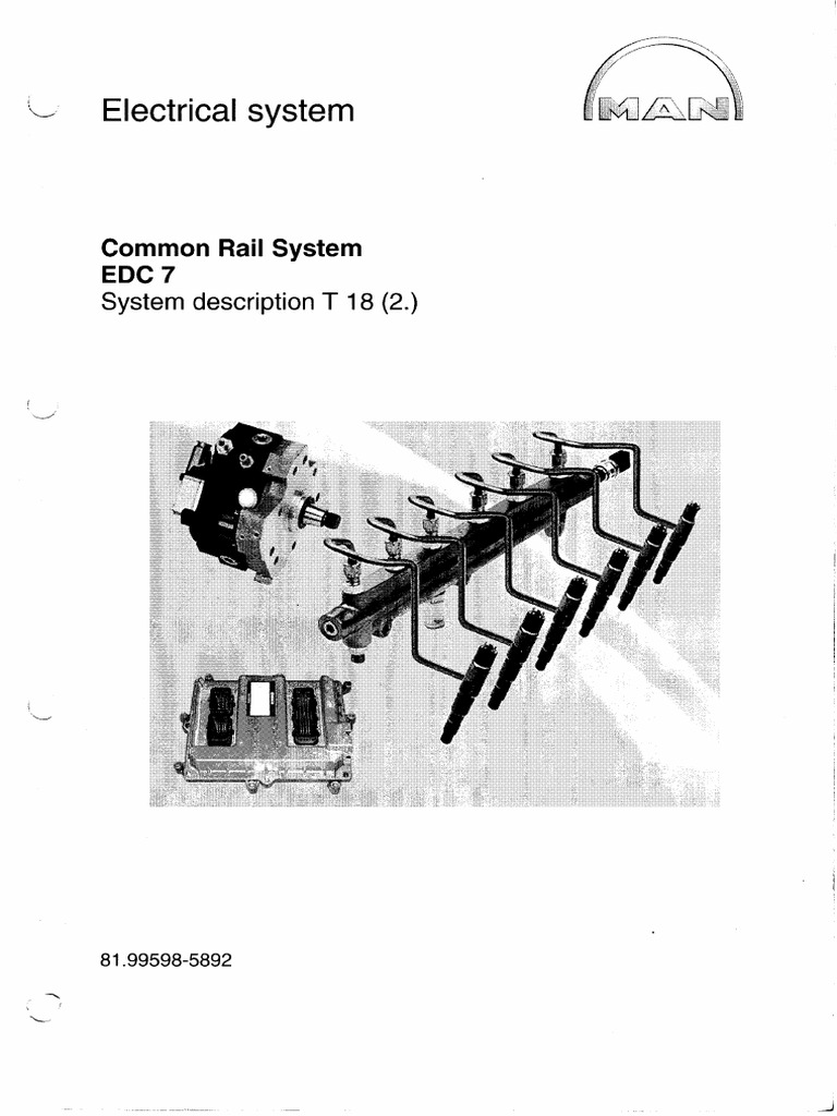 Man Truck Common Rail System EDC7 Electrical System | PDF