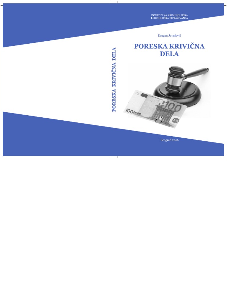 Poreska Krivicna Dela | PDF