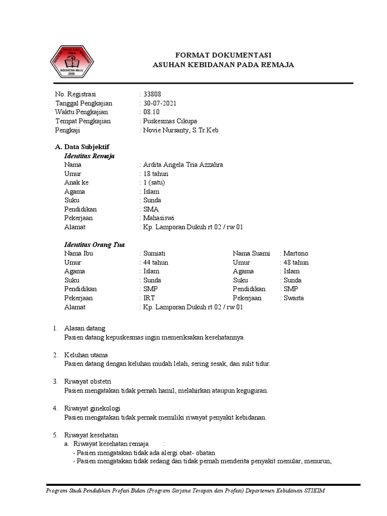 Remaja 1 (Obesitas) | PDF