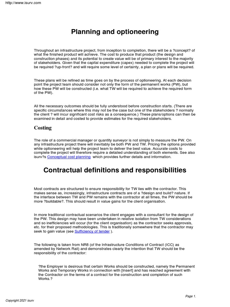 Commercial Management of Temporary Works | PDF | Procurement | Employment