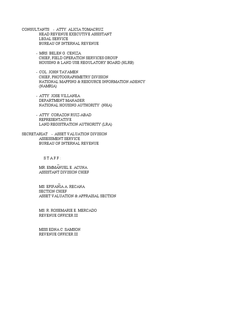 Government Legal and Revenue Consultants | PDF