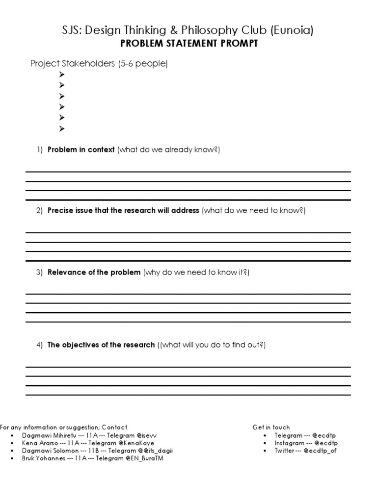 Problem Statment Prompt | PDF | Cognition | Cognitive Science