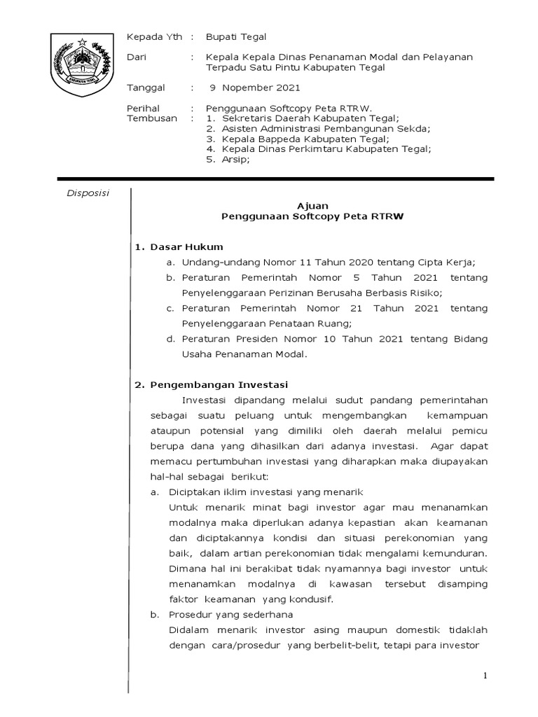 Ajuan Itr | PDF | Bisnis