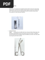 Macam-Macam Isi Partus Set Beserta Fungsinya | PDF