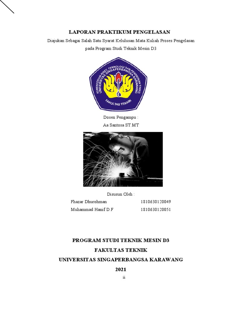 Praktikum Pengelasan SMAW Teknik Mesin | PDF