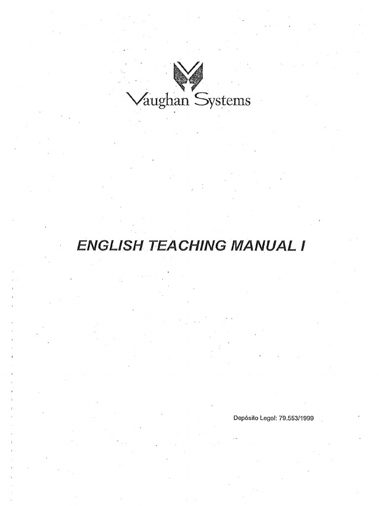 Teaching Manual. 1-24.20 Vaughan | PDF