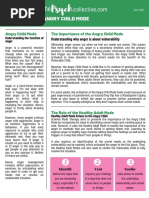 Schema Therapy Flash Card | PDF | Self-Improvement | Science & Mathematics