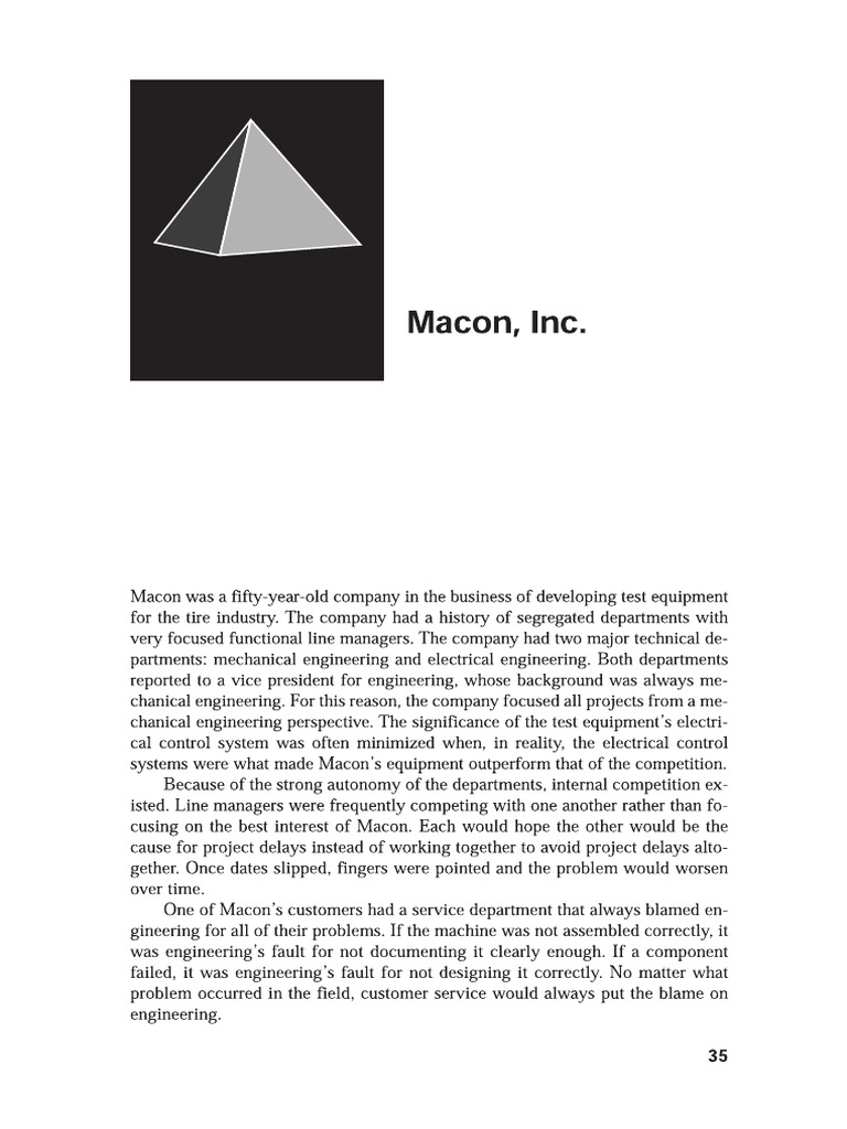 Macon Inc Case Study | PDF
