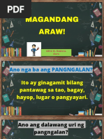 8 Bahagi NG Pananalita | PDF