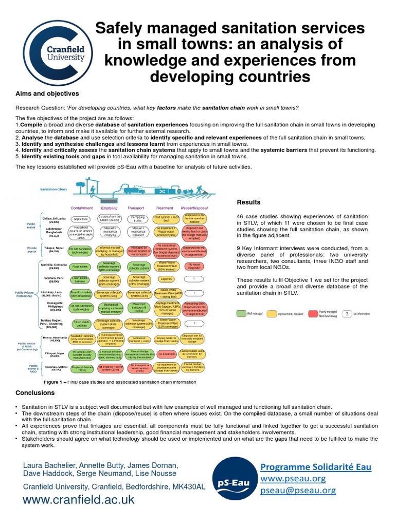 Safely Managed Sanitation Services in Small Towns | PDF | Sanitation ...