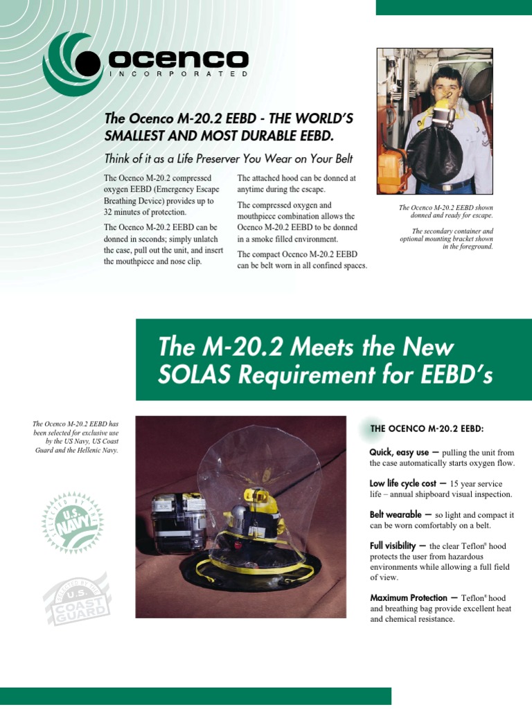 Ocenco Eebd m20.2 | PDF | Manufactured Goods | Equipment