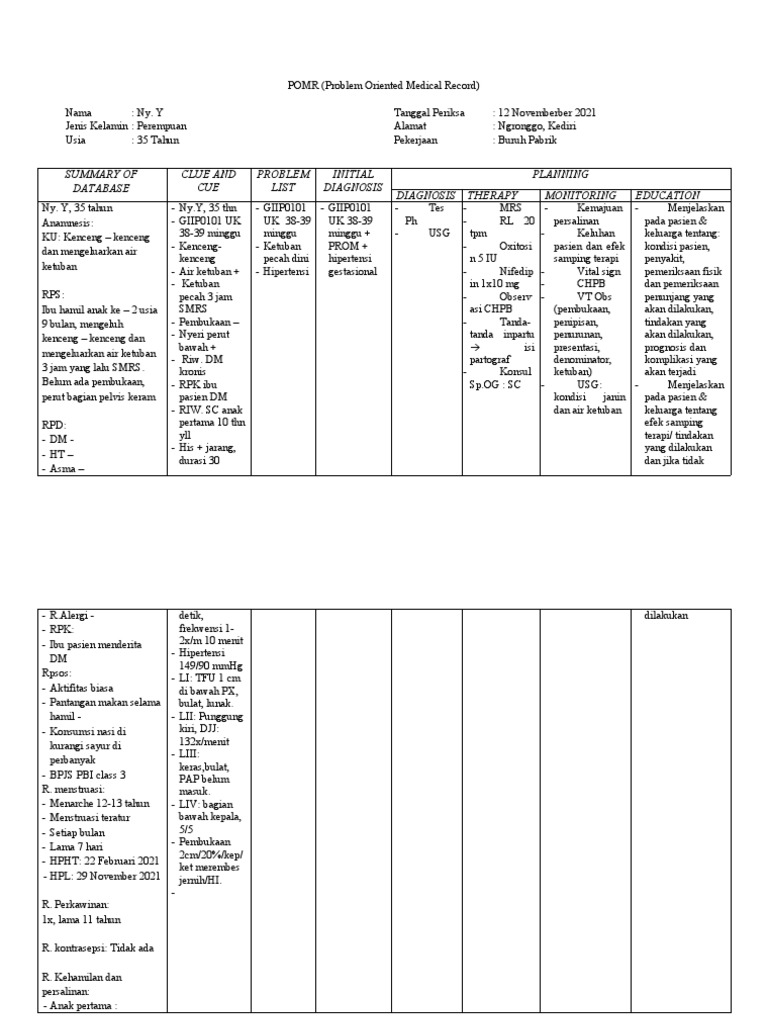 POMR - + - Pembahasan KPD | PDF