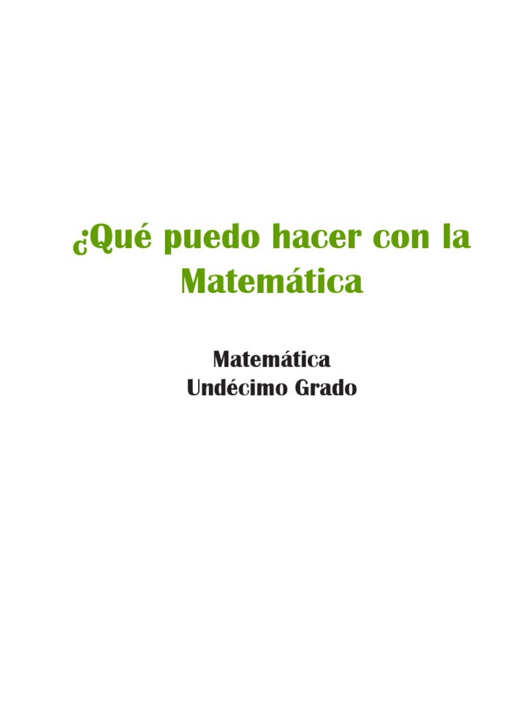 Matem 11 Final Feb18 | PDF | Matriz (Matemáticas) | Determinante