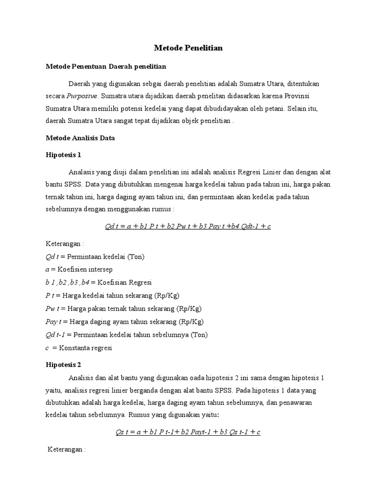 Metode Penelitian | PDF