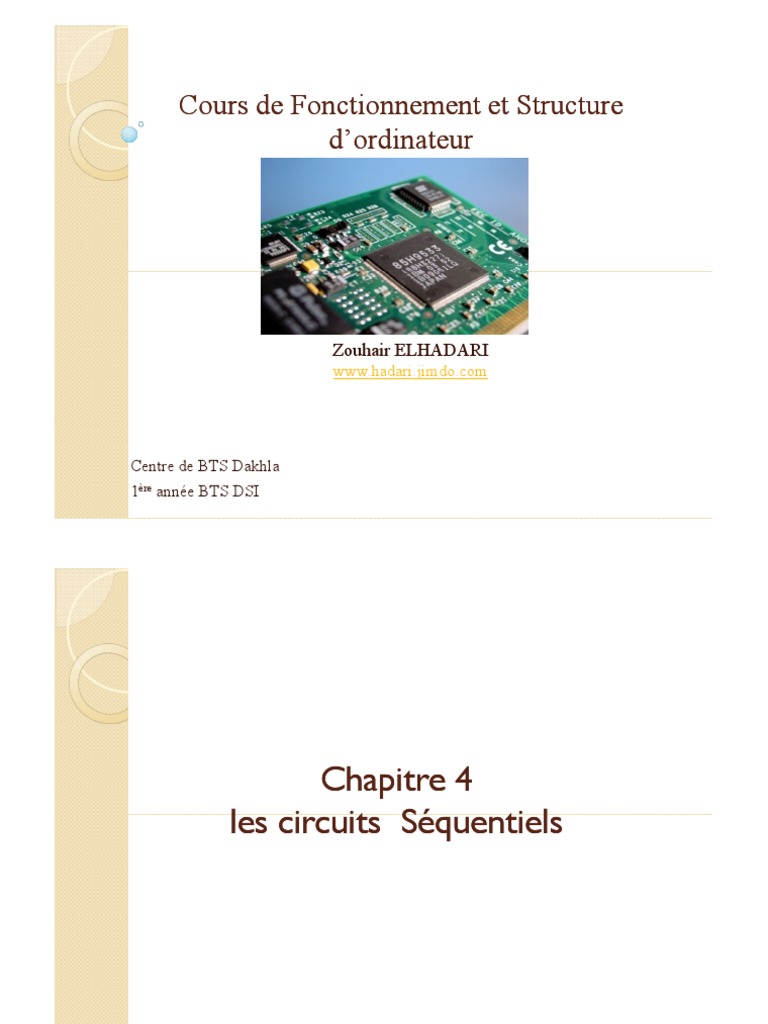 Les Circuits Sequentiels | PDF | Évolution de carrière | Technologie et ingénierie