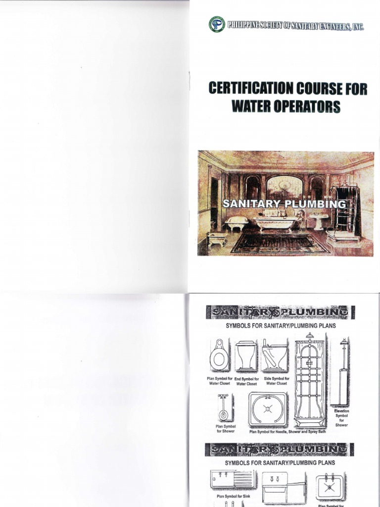 Symbols for Sanitary Plumbing Plans | PDF | Sanitary Sewer | Sanitation