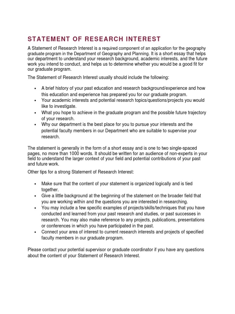 Research Statement Draft - V2 - Jan21 - 2021 | PDF | Career & Growth ...