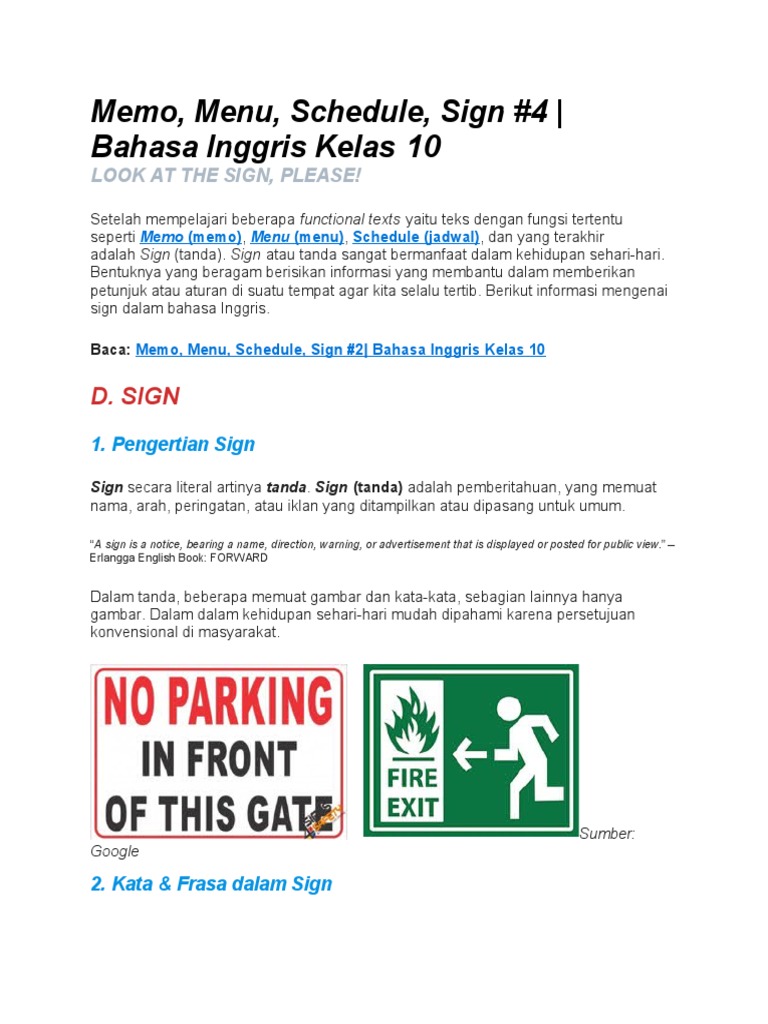 Signs | PDF