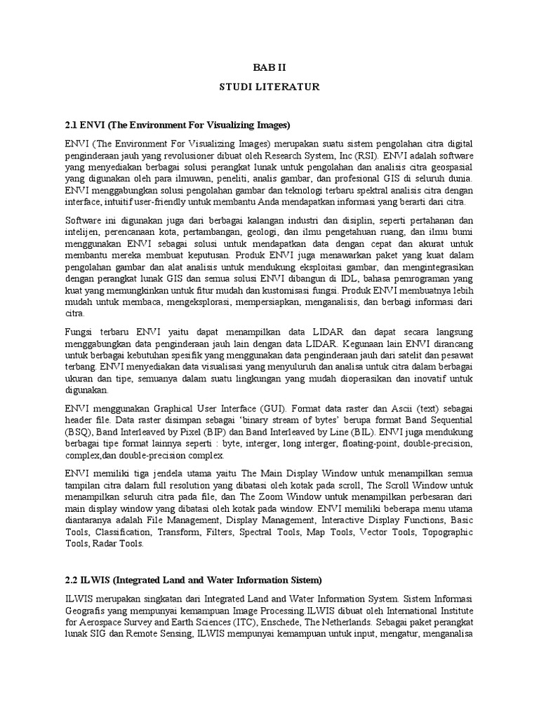 LAPRAK 1 Inderaja BAB 2 | PDF