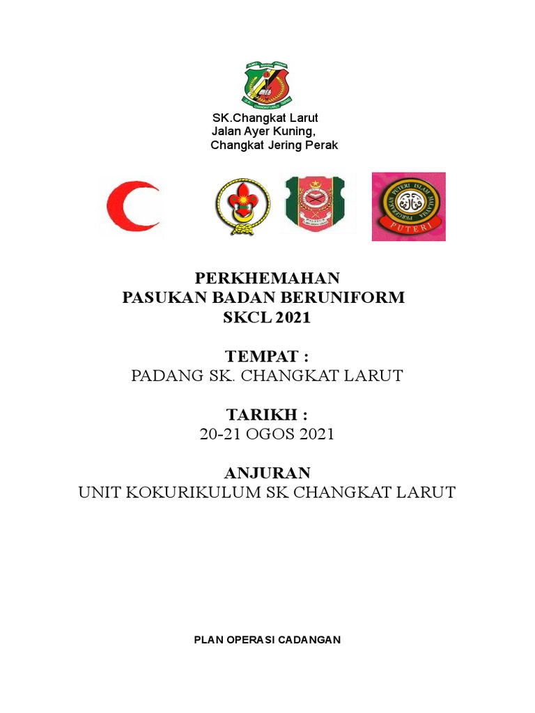 Perkhemahan SK Changkat Larut 2021 | PDF