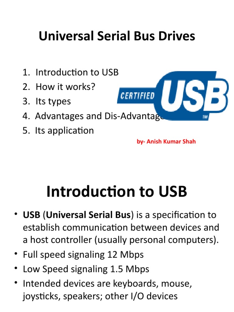 Overview of Universal Serial Bus Types | PDF